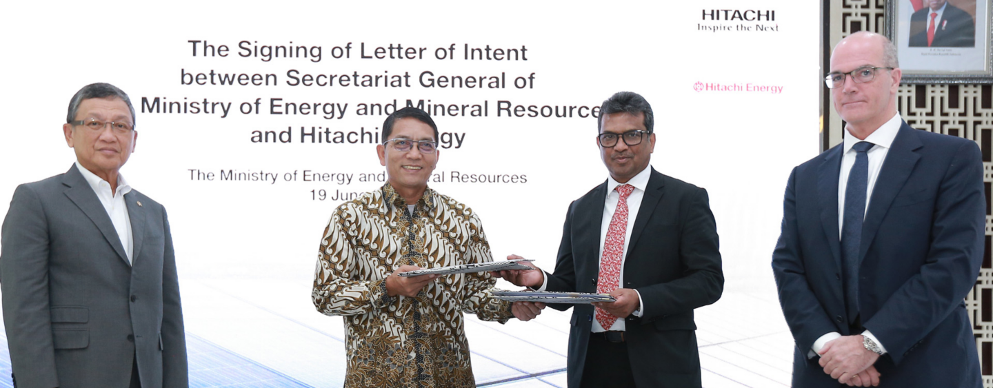 The Ministry of Energy and Mineral Resources, Indonesia and Hitachi Energy sign Letter of Intent ...