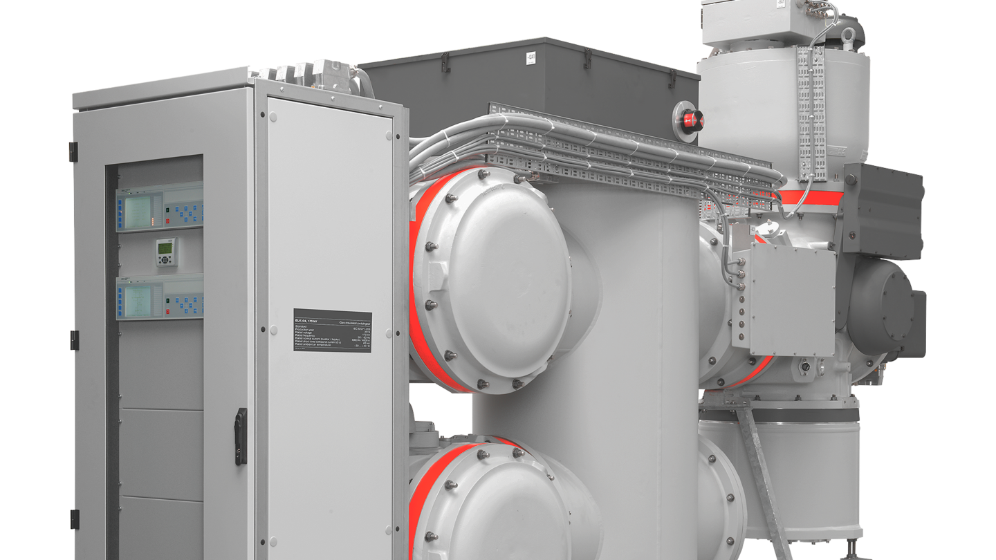 Gas-insulated switchgear ELK-04 up to 170 kV | Hitachi Energy