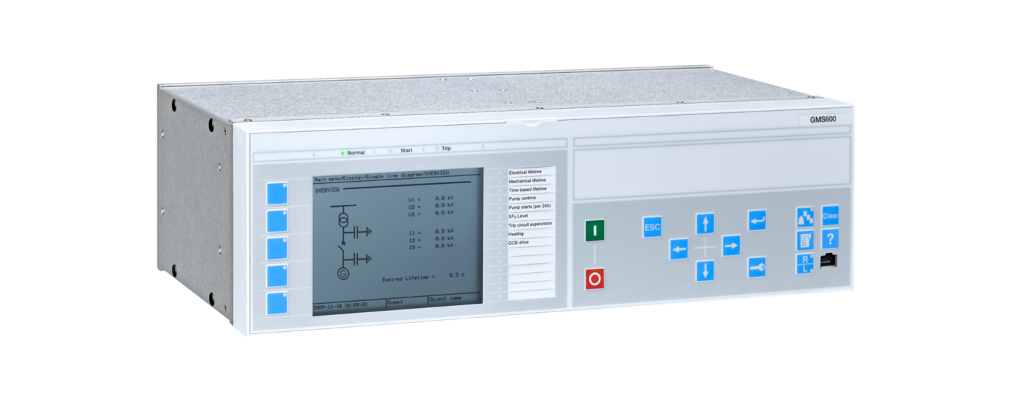 Generator circuit-breaker monitoring system GMS600 | Hitachi Energy