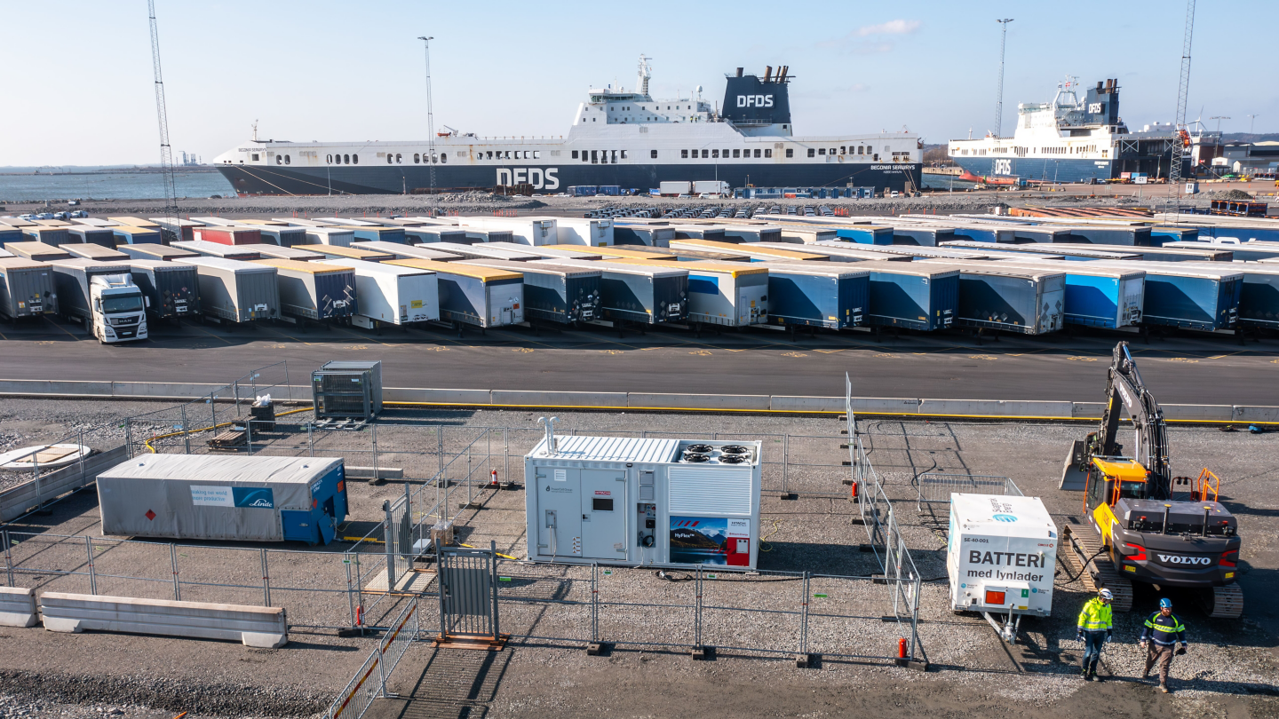 Hitachi Energy enables decarbonization of construction site in Sweden