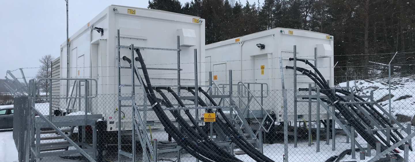 Containerized and prefabricated substations | Hitachi Energy